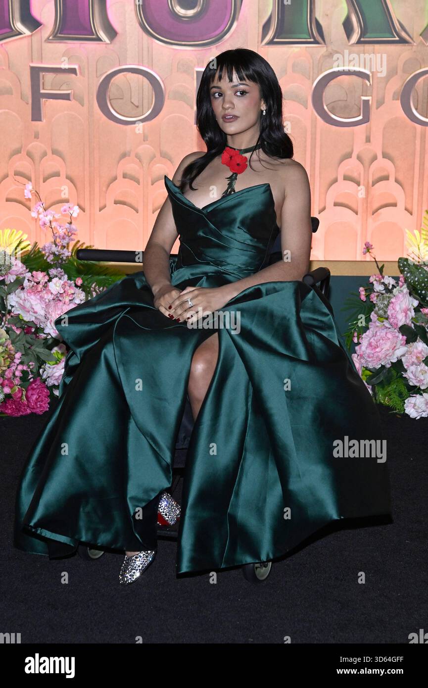 Marissa Bode walking the red carpet at 'Wicked: For Good!' New York ...