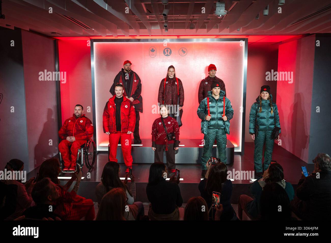Athletes model Lululemon's new Team Canada uniforms for the 2026 Milano ...