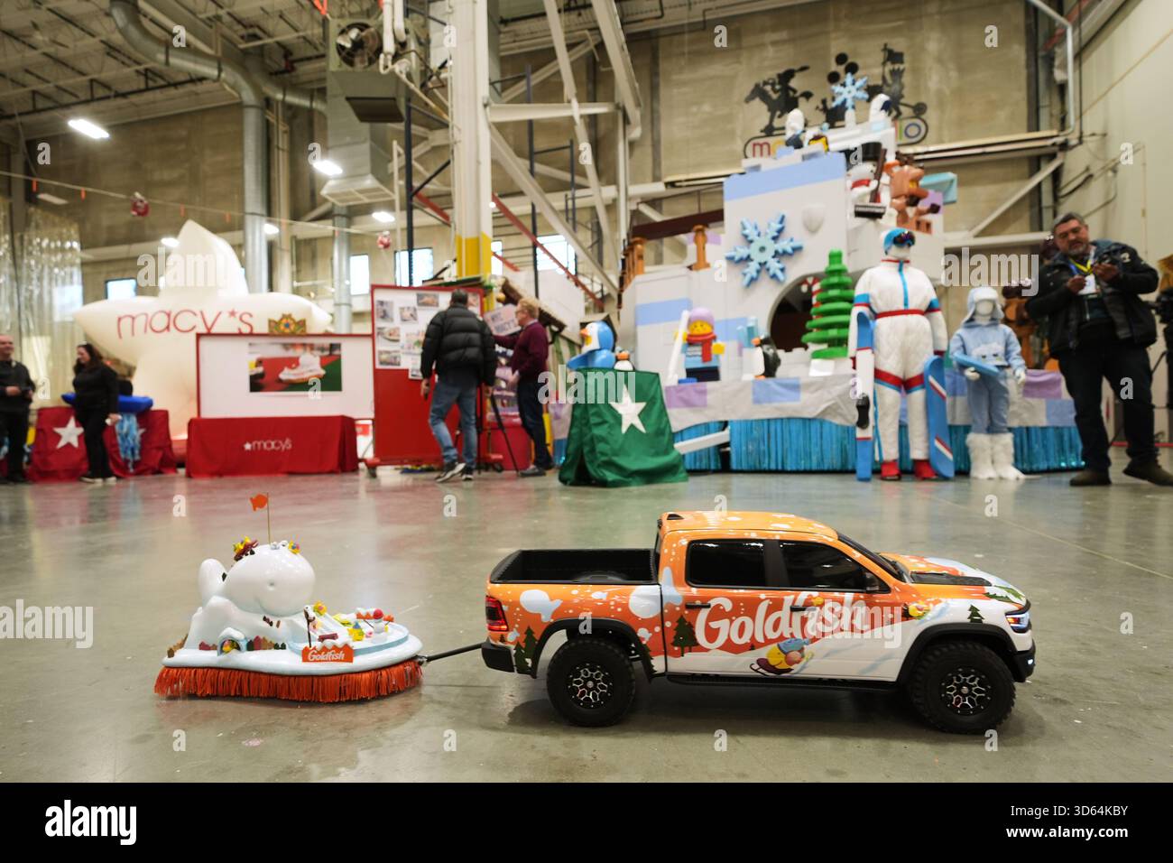 A float by Goldfish crackers, which will be the tiniest float to ever ...