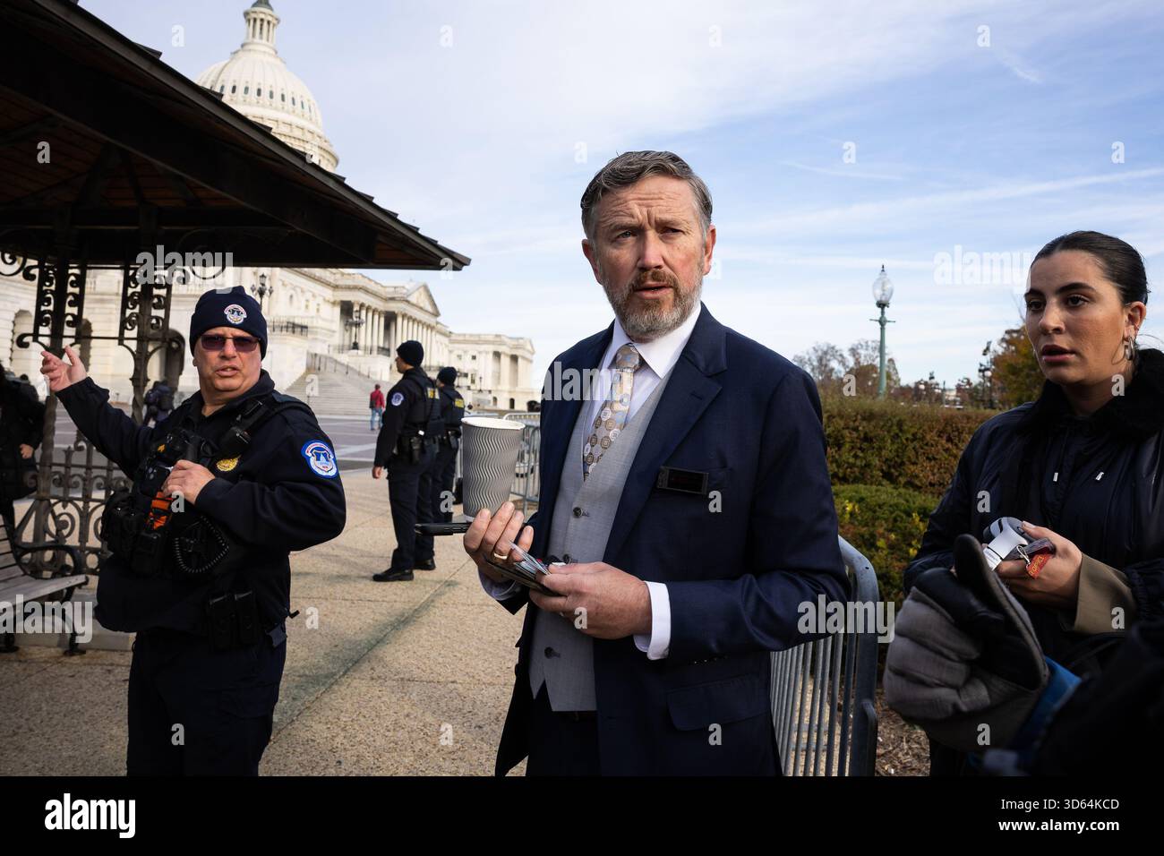 Rep. Thomas Massie (R-Ky.) arrives for a press conference on the ...