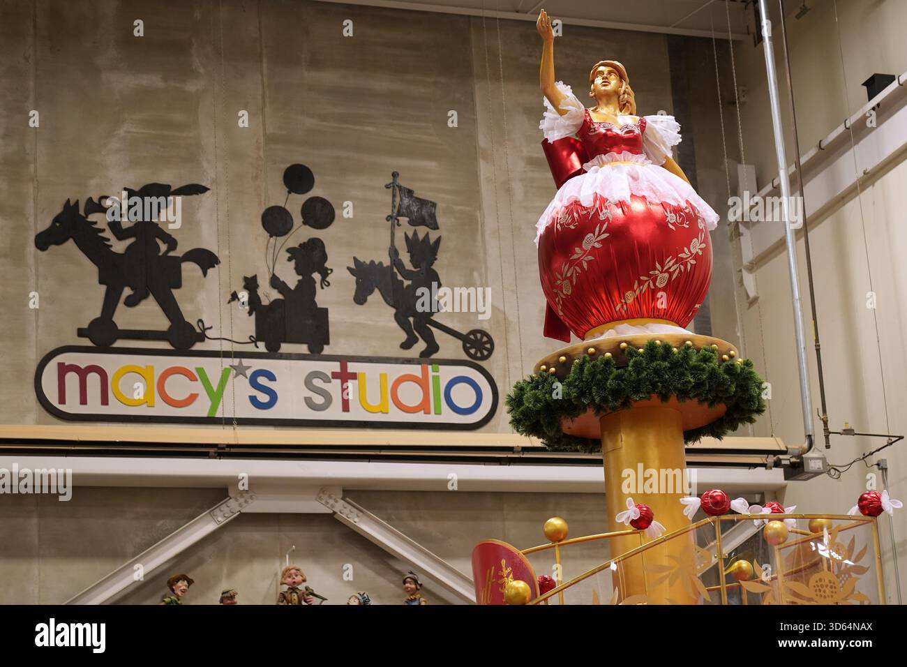A new Thanksgiving Day float inspired by Lindt chocolate is displayed ...