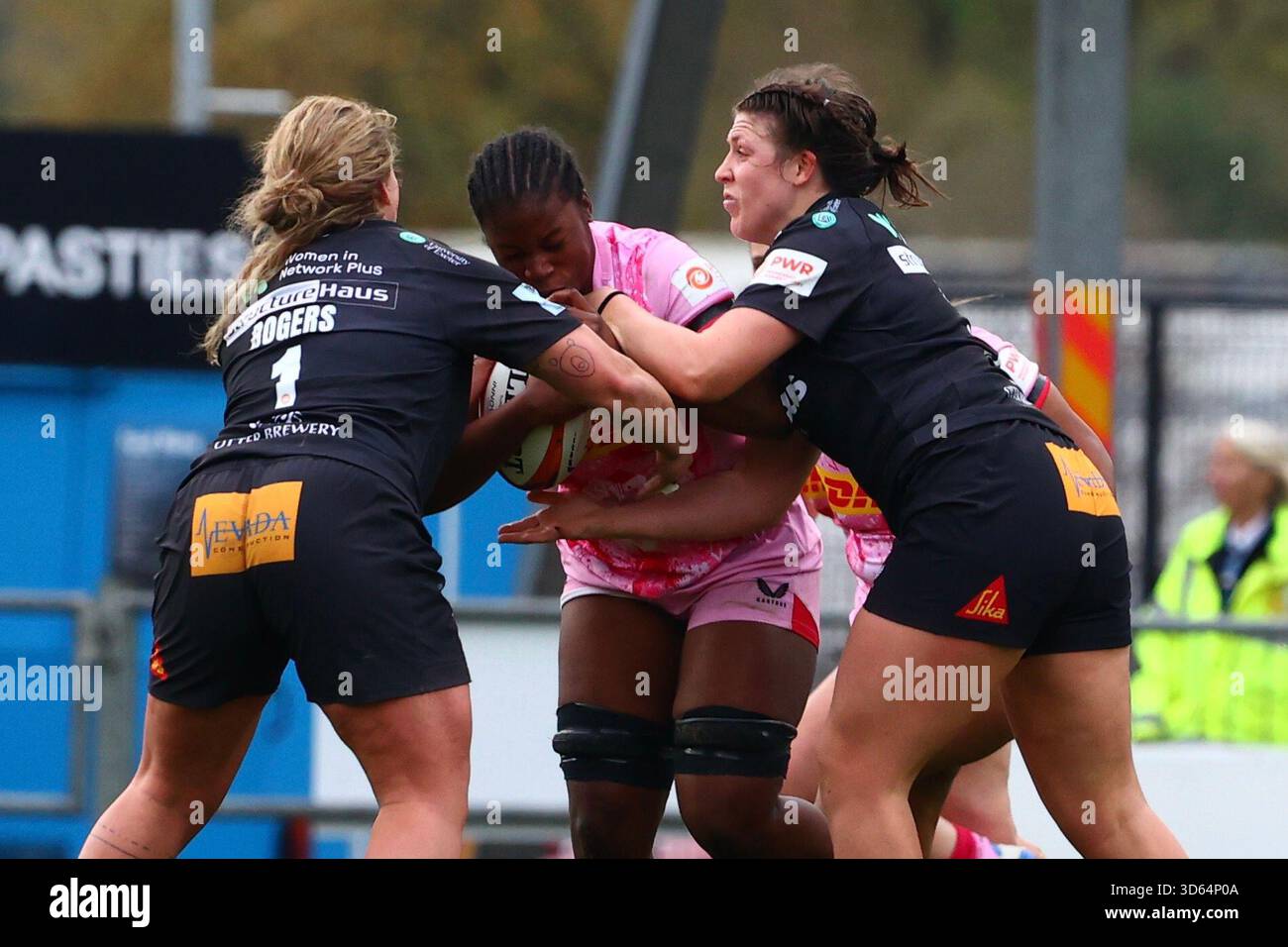 Exeter, Devon, UK. 16th November, 2025. PWR Premiership Women’s rugby ...