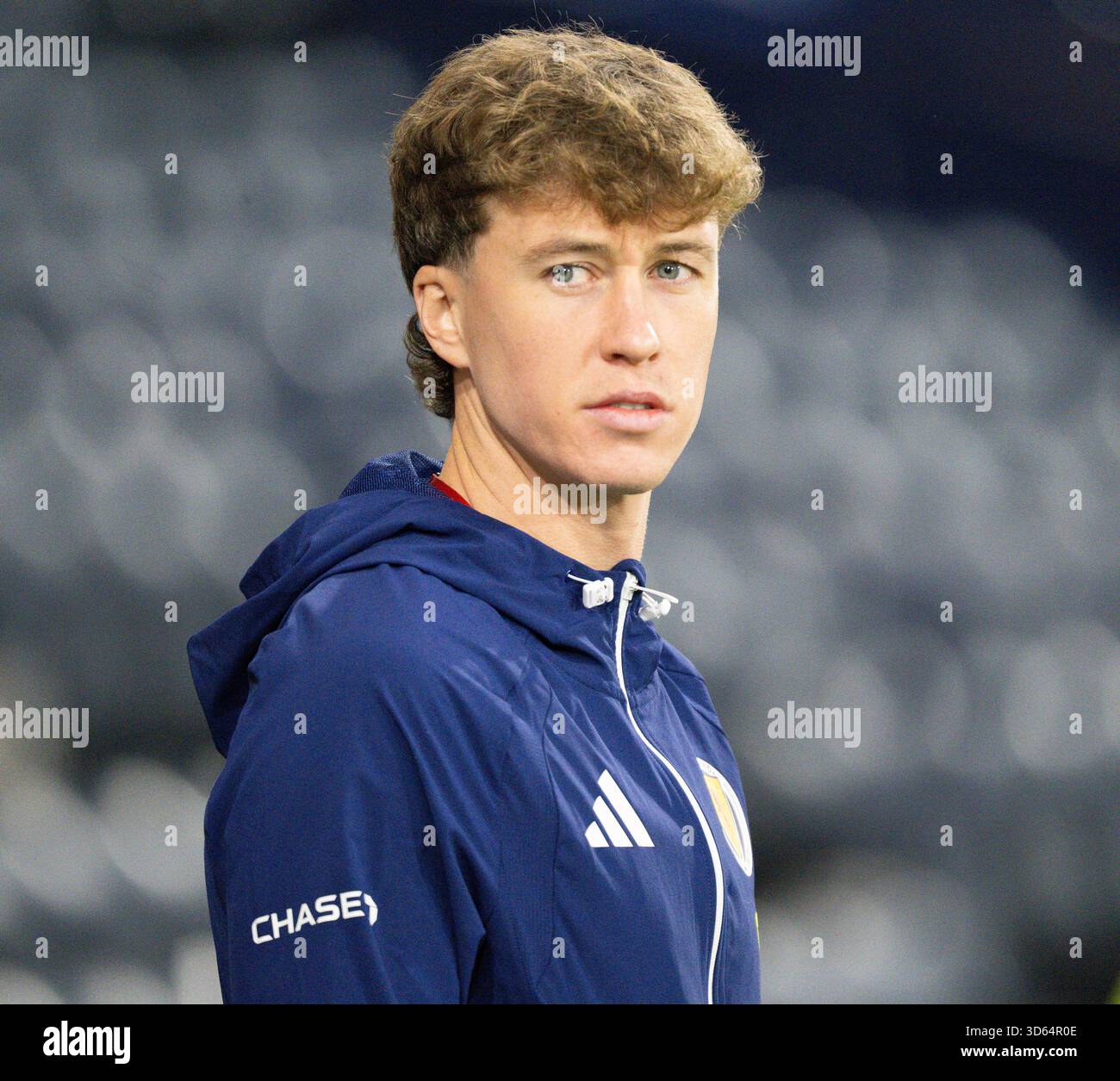 GLASGOW, SCOTLAND - NOVEMBER 18: Scotland's Jack Hendry arrives ahead ...