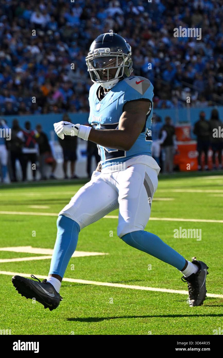 Tennessee Titans cornerback Samuel Womack III (35) plays the Houston ...