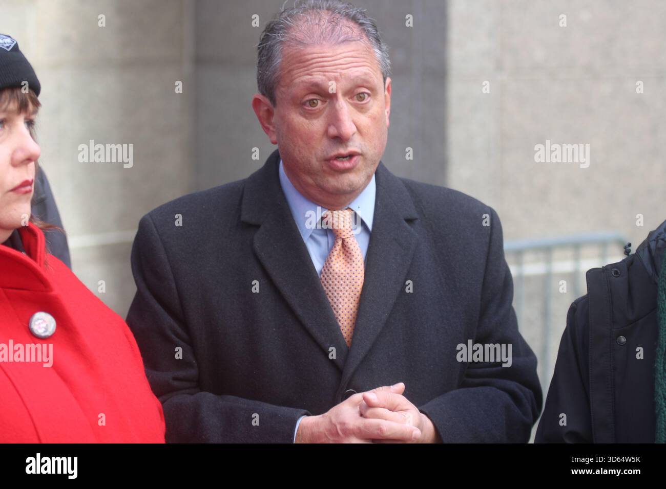New York, USA. 18th November, 2025.NYC Comptroller Brad Lander spoke at ...