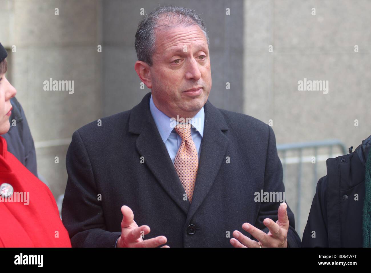 New York, USA. 18th November, 2025.NYC Comptroller Brad Lander spoke at ...
