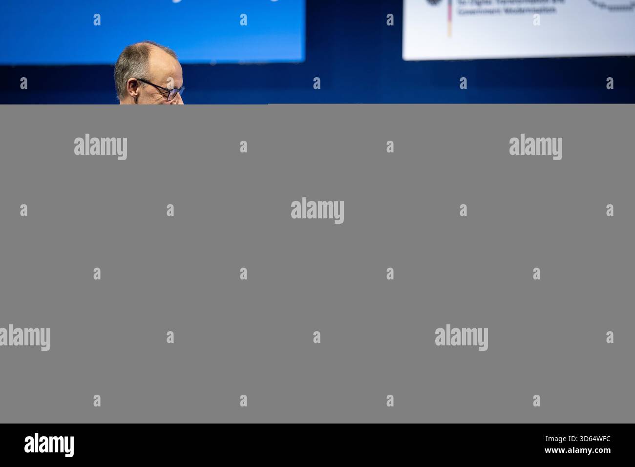 Chancellor Friedrich Merz and French President Emmanuel Macron after ...