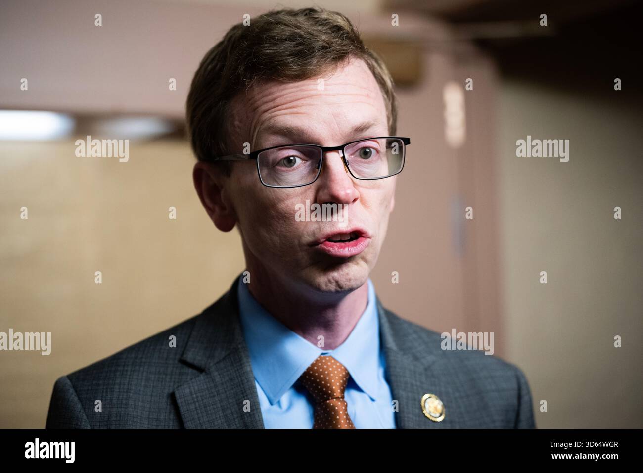 UNITED STATES - NOVEMBER 18: Rep. Dusty Johnson, R-S.D., arrives to a ...