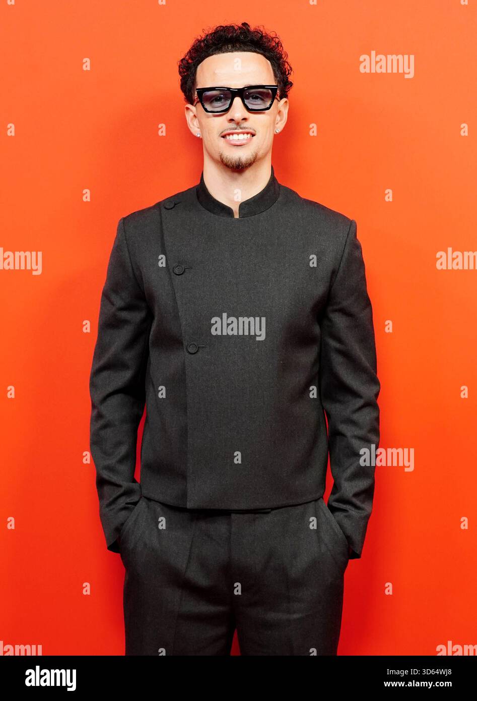 Liverpool footballer Curtis Jones attends the GQ Men of the Year at 180 ...