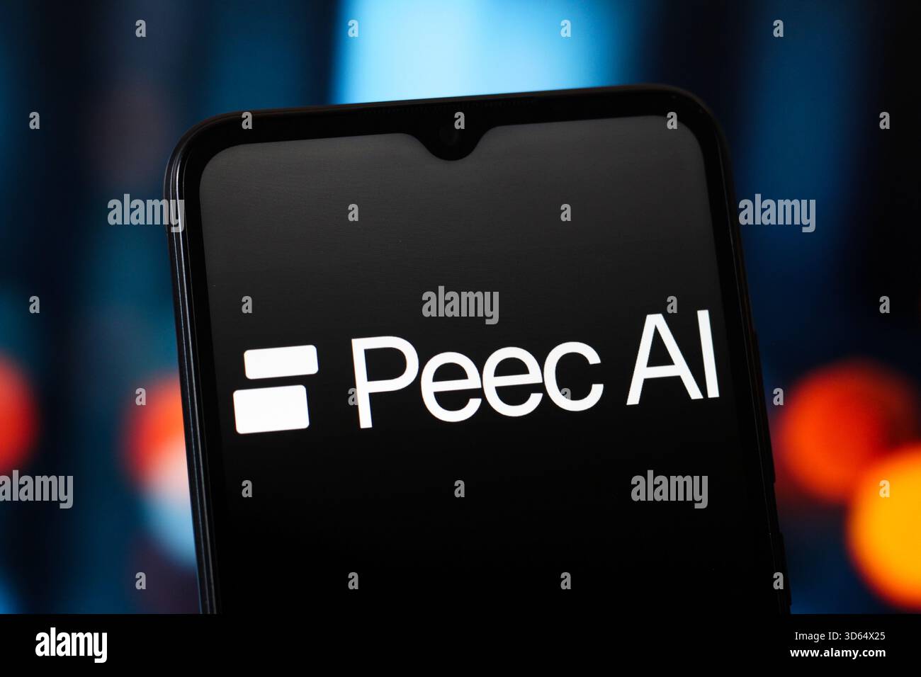 November 18, 2025, Canada: In this photo illustration, the Peec AI logo ...