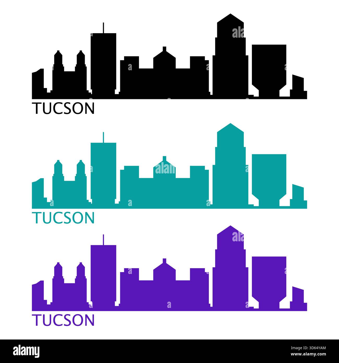 Skyline tucson Stock Vector Images - Alamy