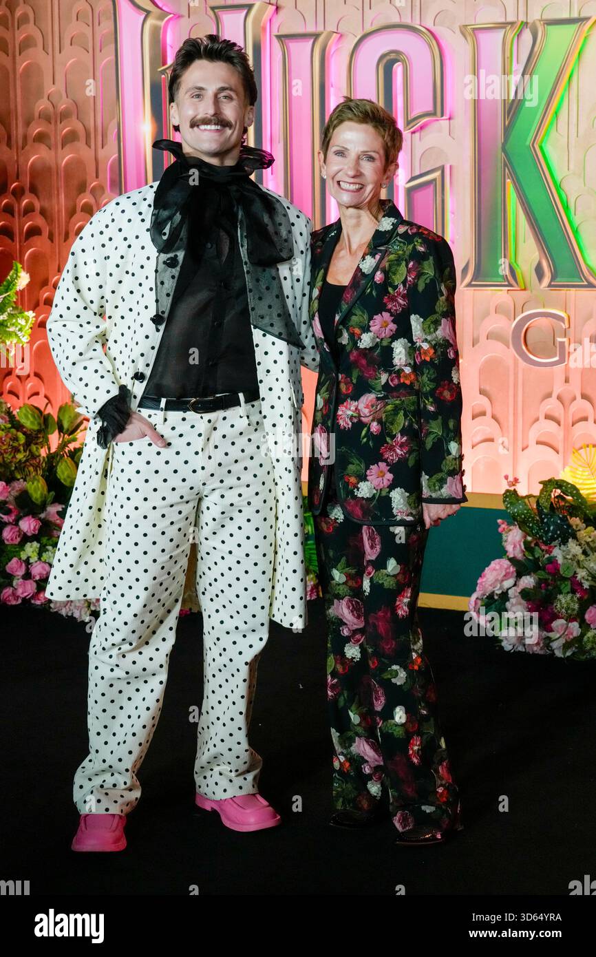 Julian Burzynski, Ann Burzynski attends the Wicked For Good New York ...