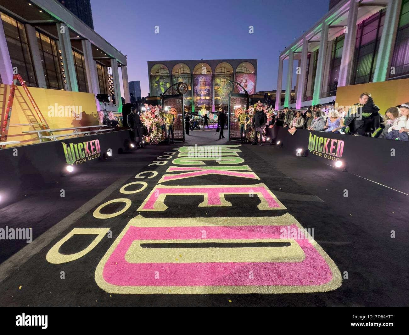Atmosphere View of the Red Carpet during the Wicked For Good New York ...