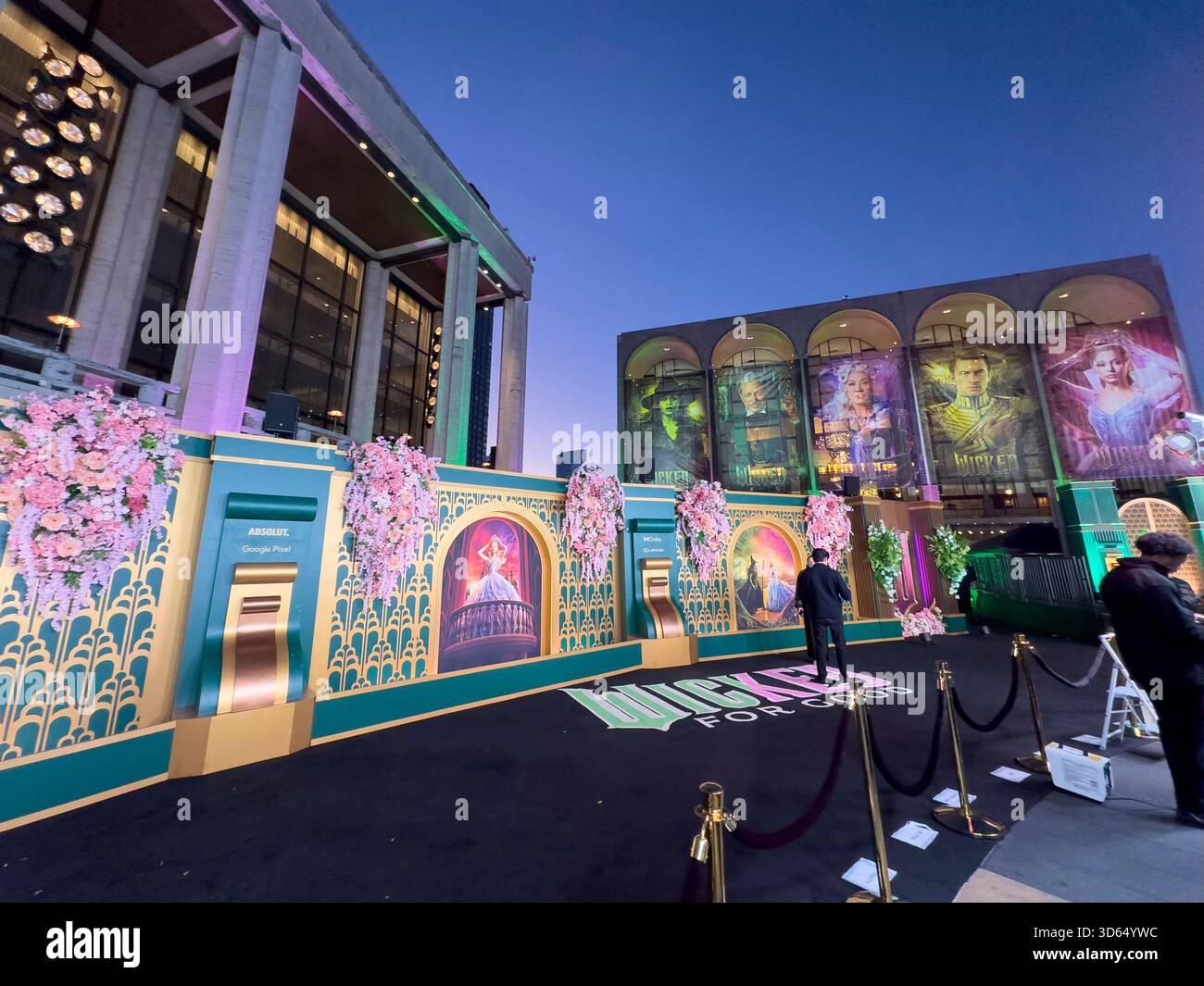 Atmosphere View of the Red Carpet during the Wicked For Good New York ...