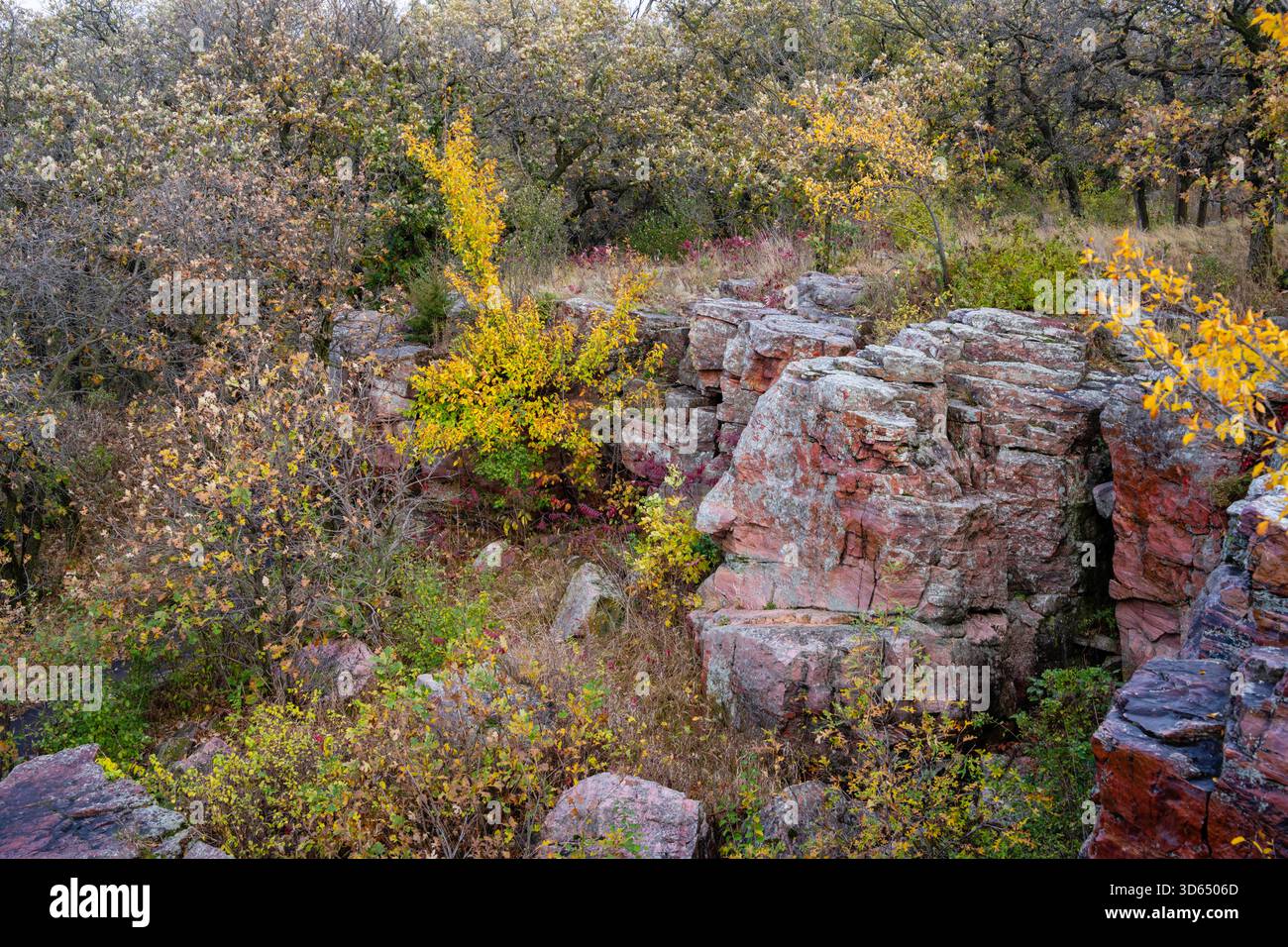 Photograph of The Oracle, a rock formation at the sacred quarries where ...