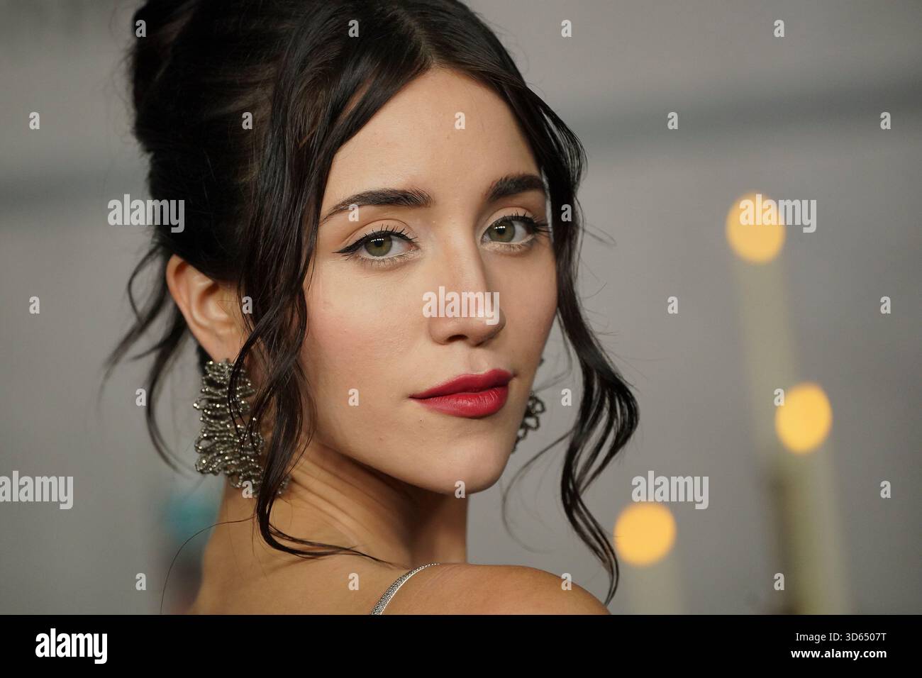 Caylee Cowan arrives at the premiere of "Wake Up Dead Man: A Knives Out ...