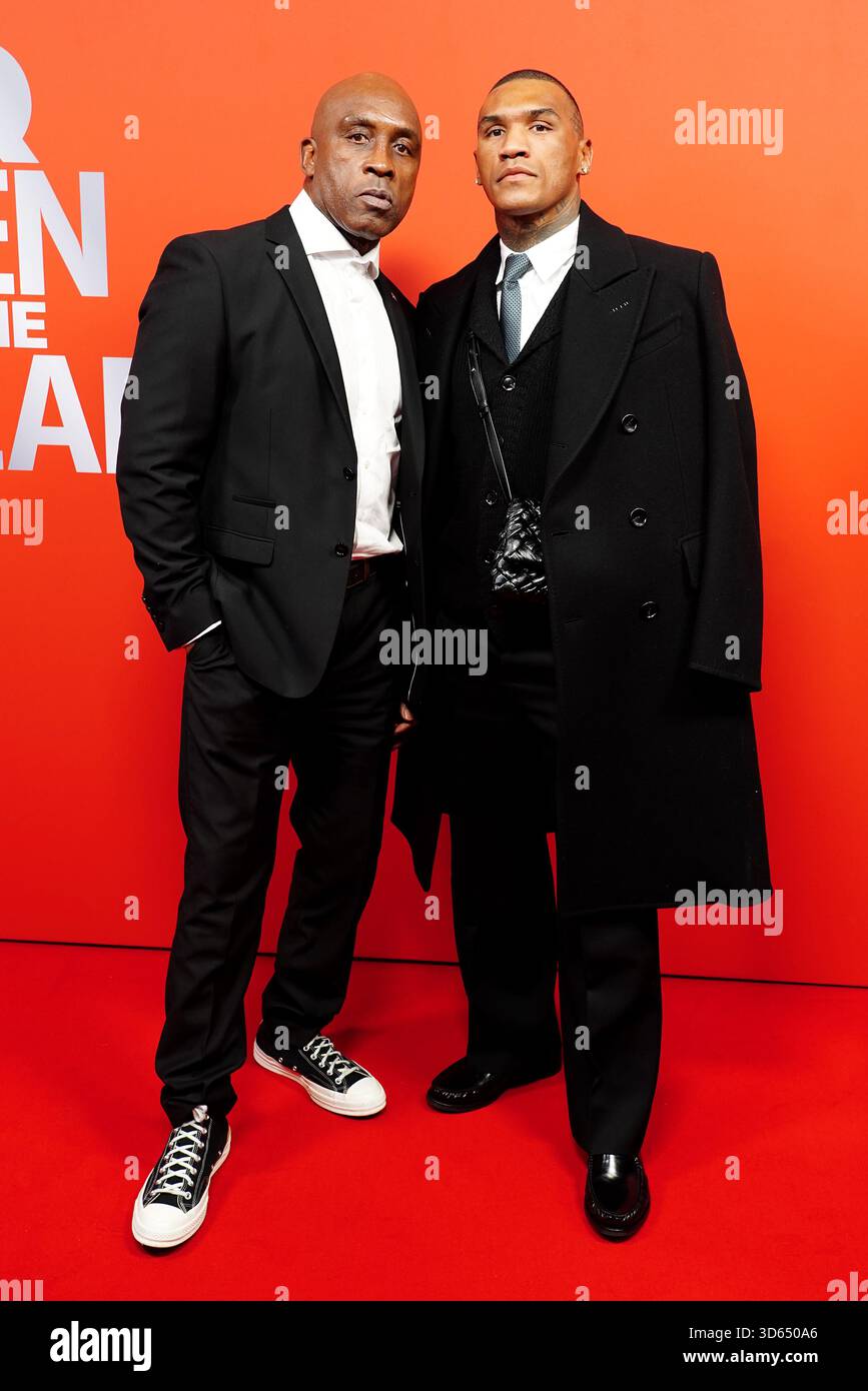 Nigel Benn and Conor Benn attend the GQ Men of the Year at 180 Thames ...