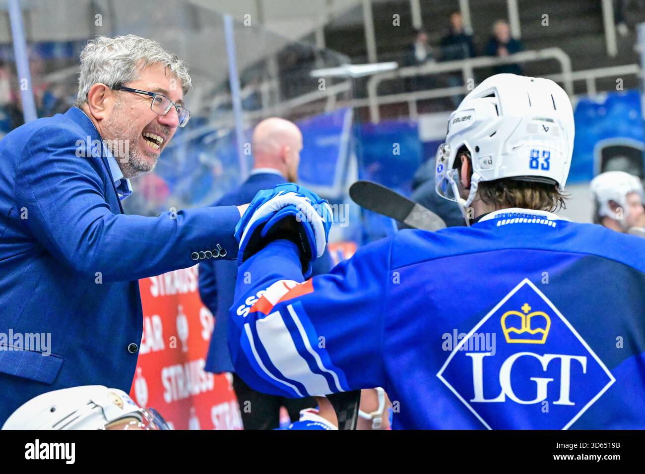 Kometa Brno coach Kamil Pokorny, left, and Simon Stransky of Brno ...