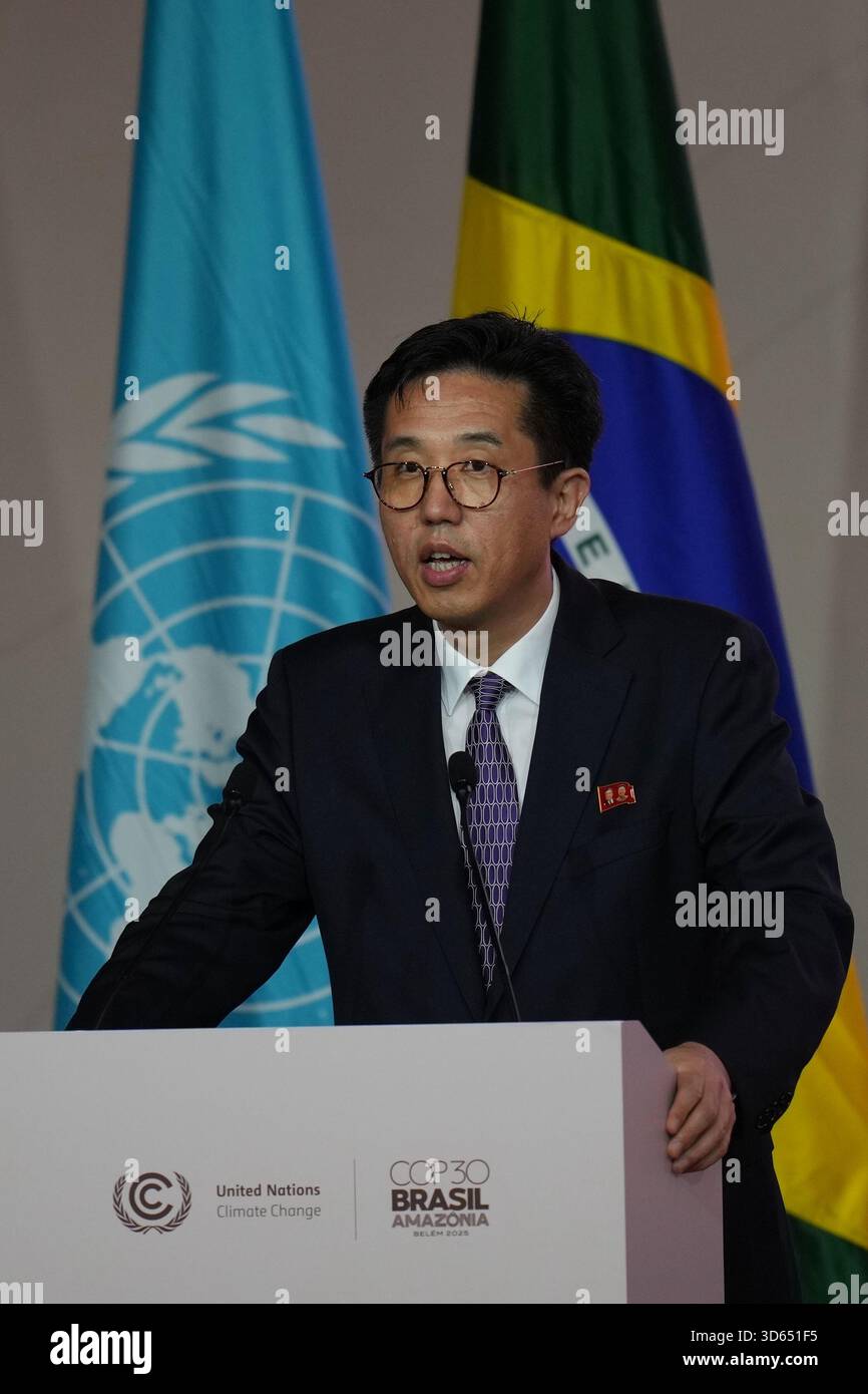 Song Chol IN, first secretary of the permanent mission of North Korea ...