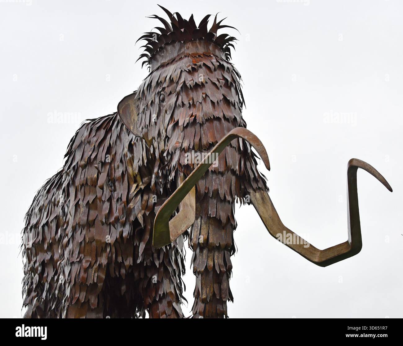 Mammoth at British Ironworks Centre sculptures in Shropshire Metal ...