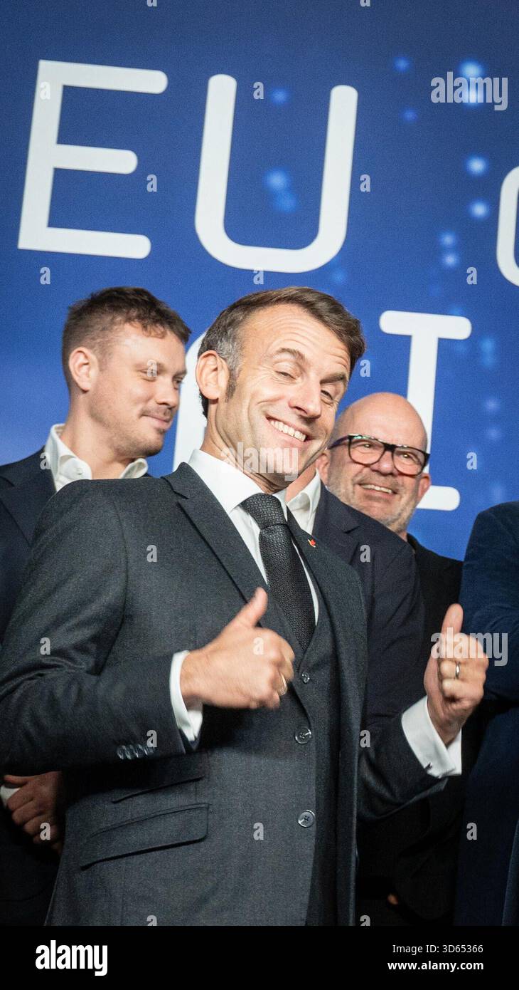 Emmanuel Macron, French President Stock Photo - Alamy