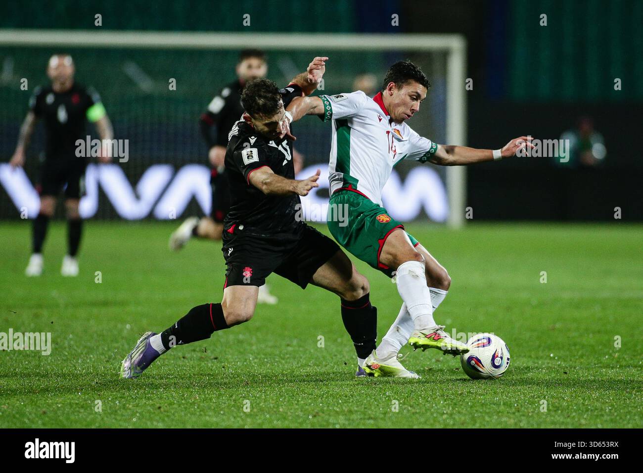 Georgia's Zuriko Davitashvili in action against Bulgaria's Filip ...