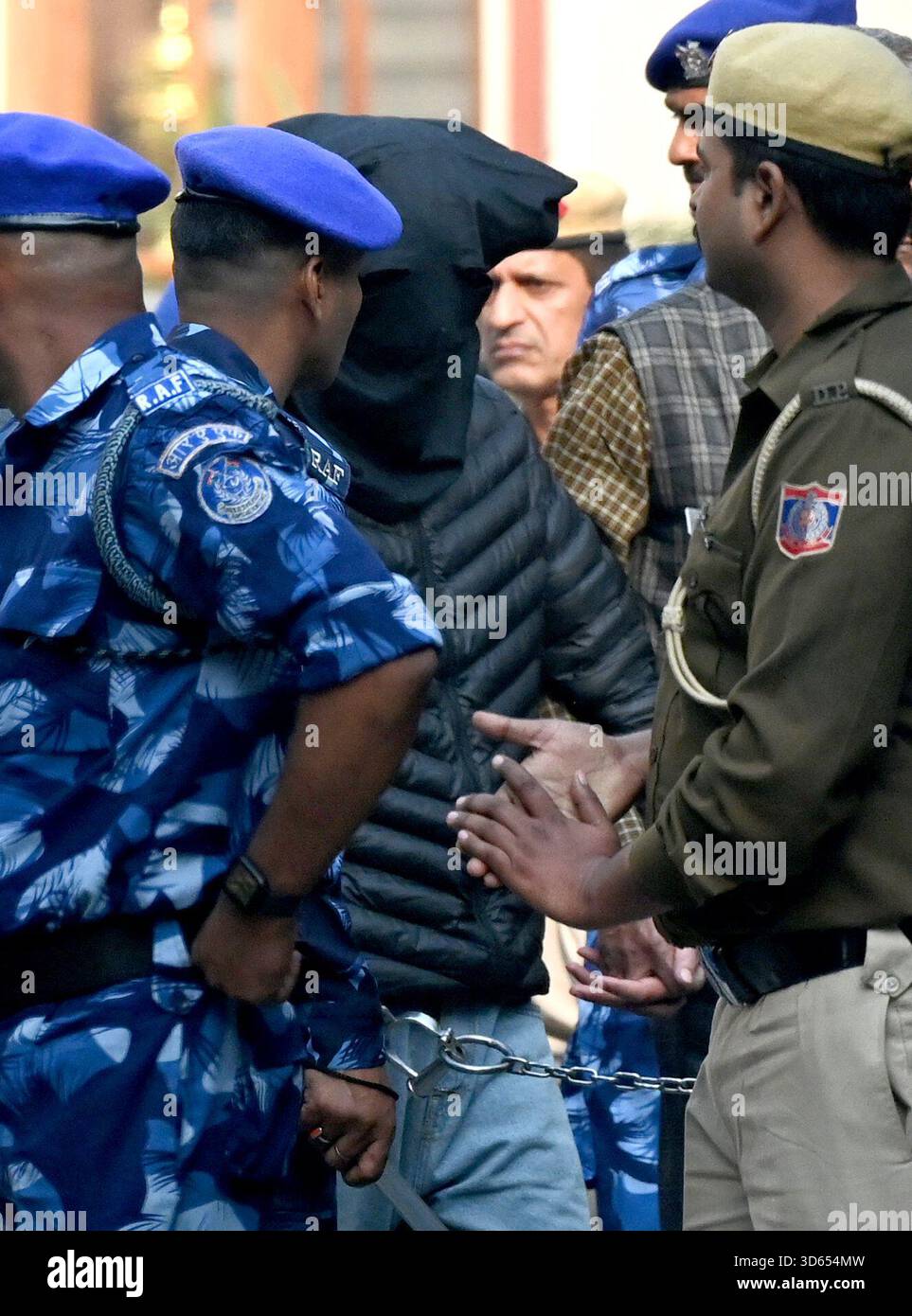 NEW DELHI, INDIA - NOVEMBER 18: Red Fort blast co-conspirator Jasir ...