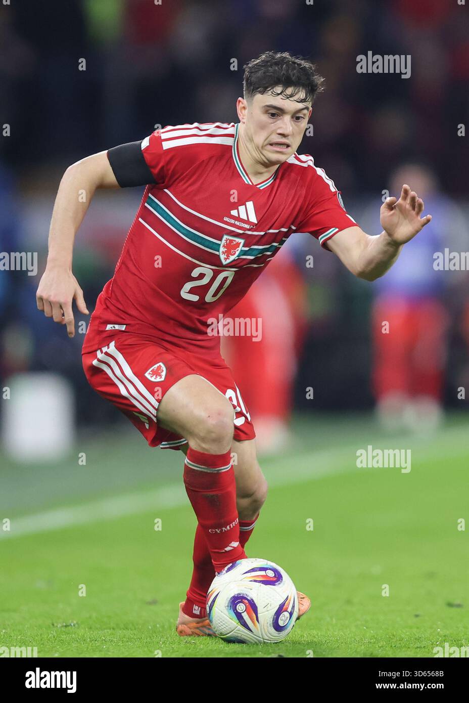 Cardiff, Wales, 18th November 2025. Dan James of Wales during the Wales ...
