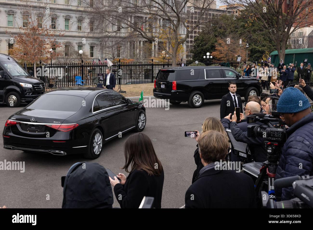 Saudi Arabian Crown Prince Mohammed bin Salman departs the White House ...