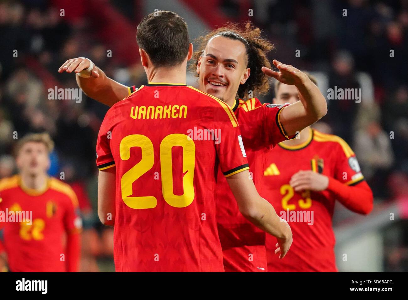 LIEGE, BELGIUM - NOVEMBER 18: Hans Vanaken of Belgium celebrates after ...