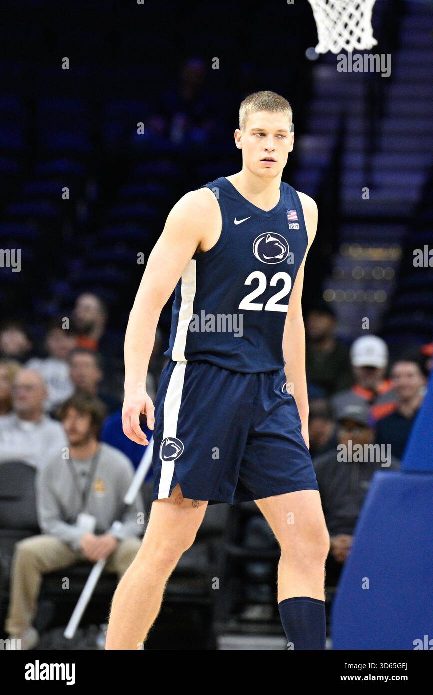 PHILADELPHIA , PA - NOVEMBER 15: Penn State Nittany Lions forward Sasa ...