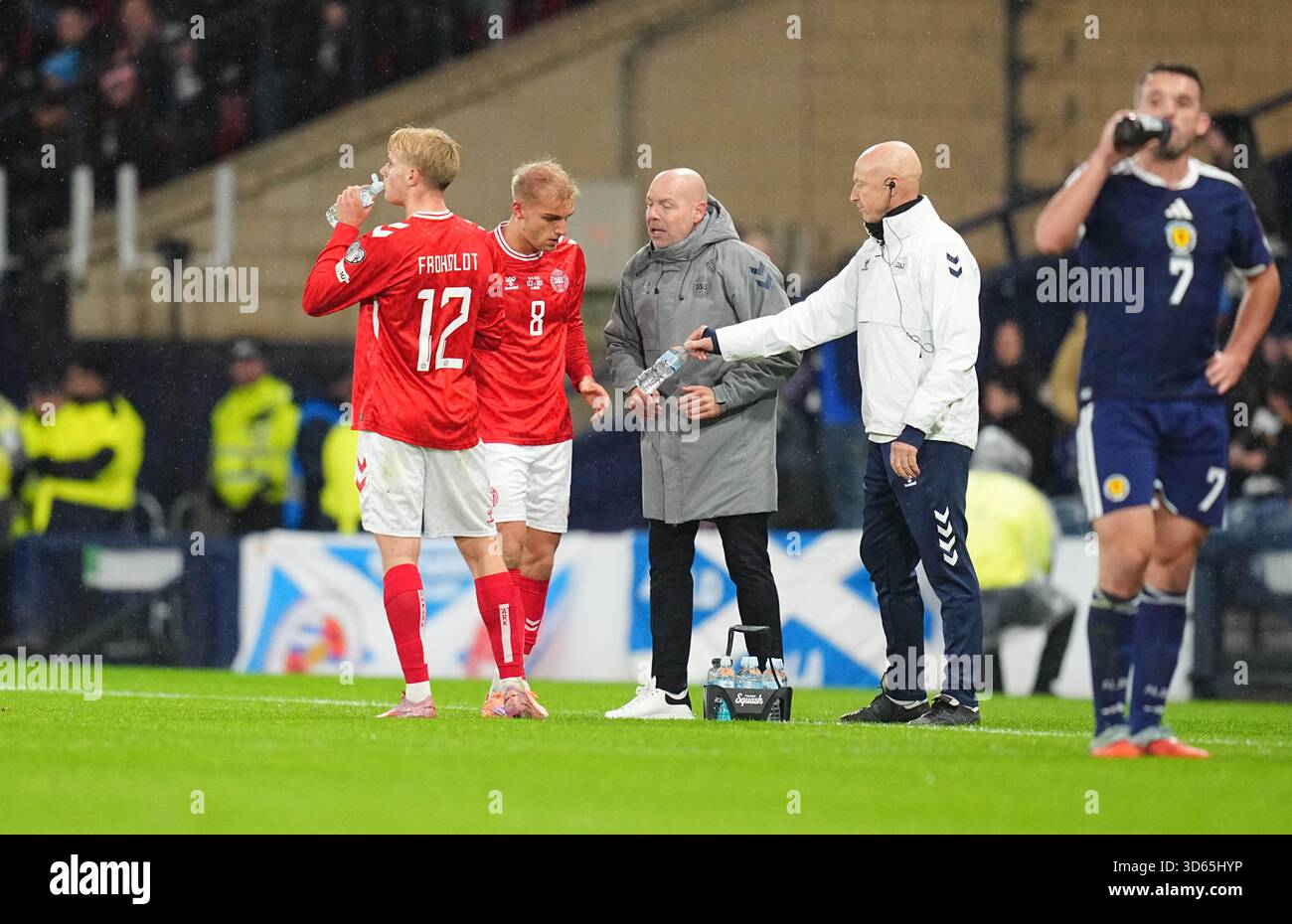 November 18 2025: Brian Riemer of Denmark looks on during a World Cup ...