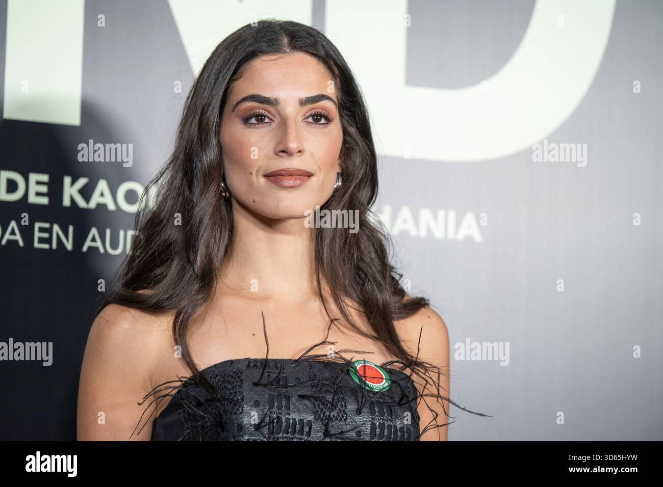 Saja Kilani poses during the premiere for the film 'La Voz de Hind', at ...