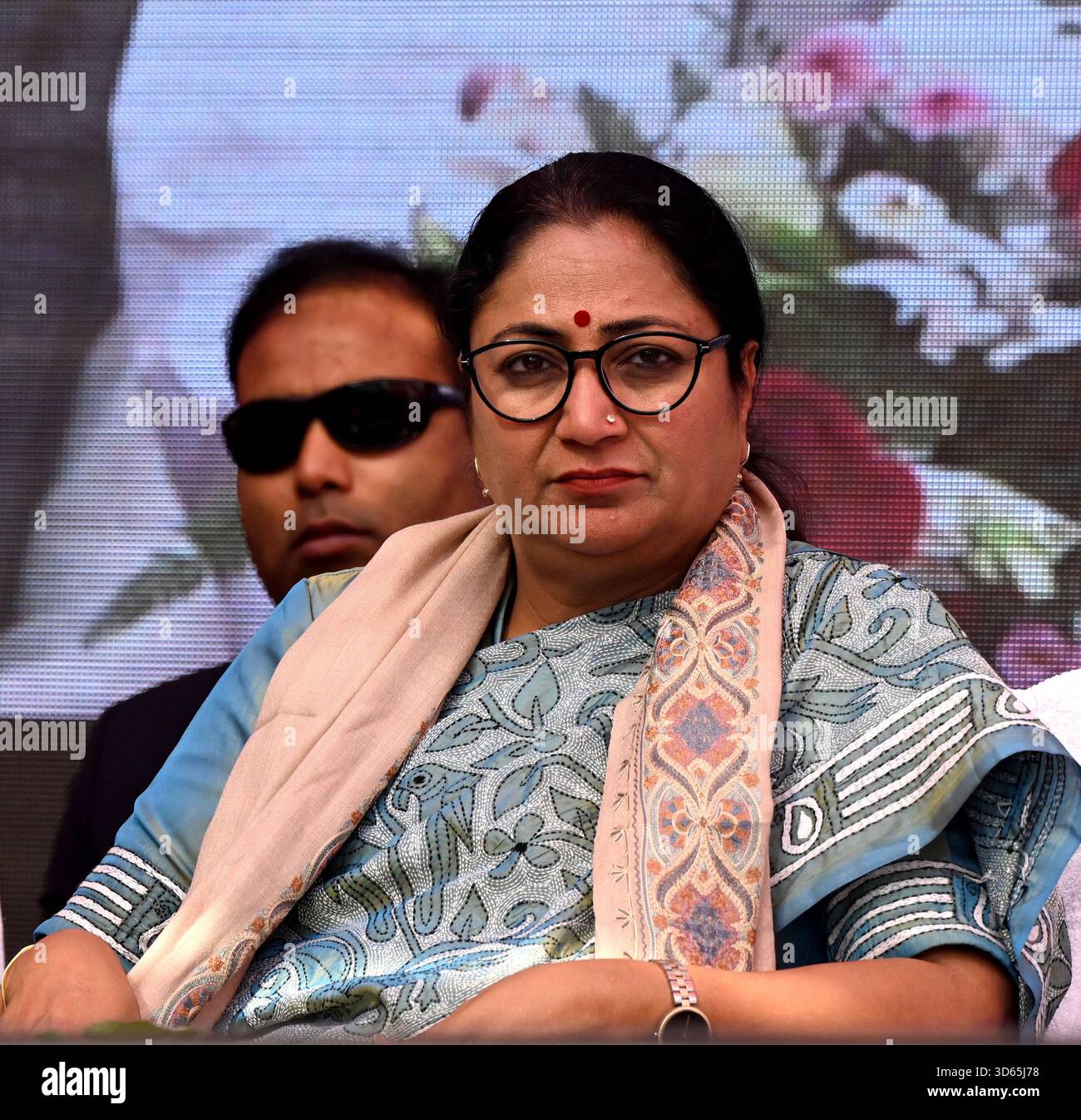 NEW DELHI, INDIA - NOVEMBER 18: Delhi Chief Minister Rekha Gupta during ...