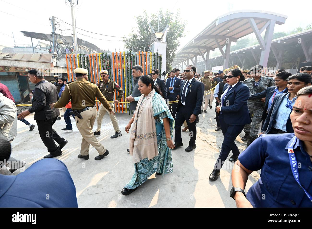 NEW DELHI, INDIA - NOVEMBER 18: Delhi Chief Minister Rekha Gupta ...