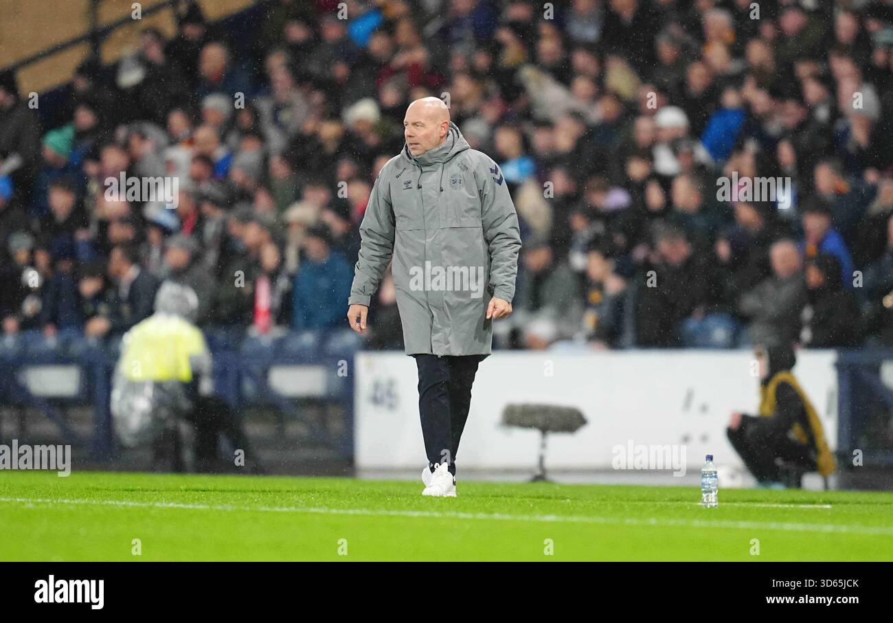 November 18 2025: Brian Riemer of Denmark looks on during a World Cup ...