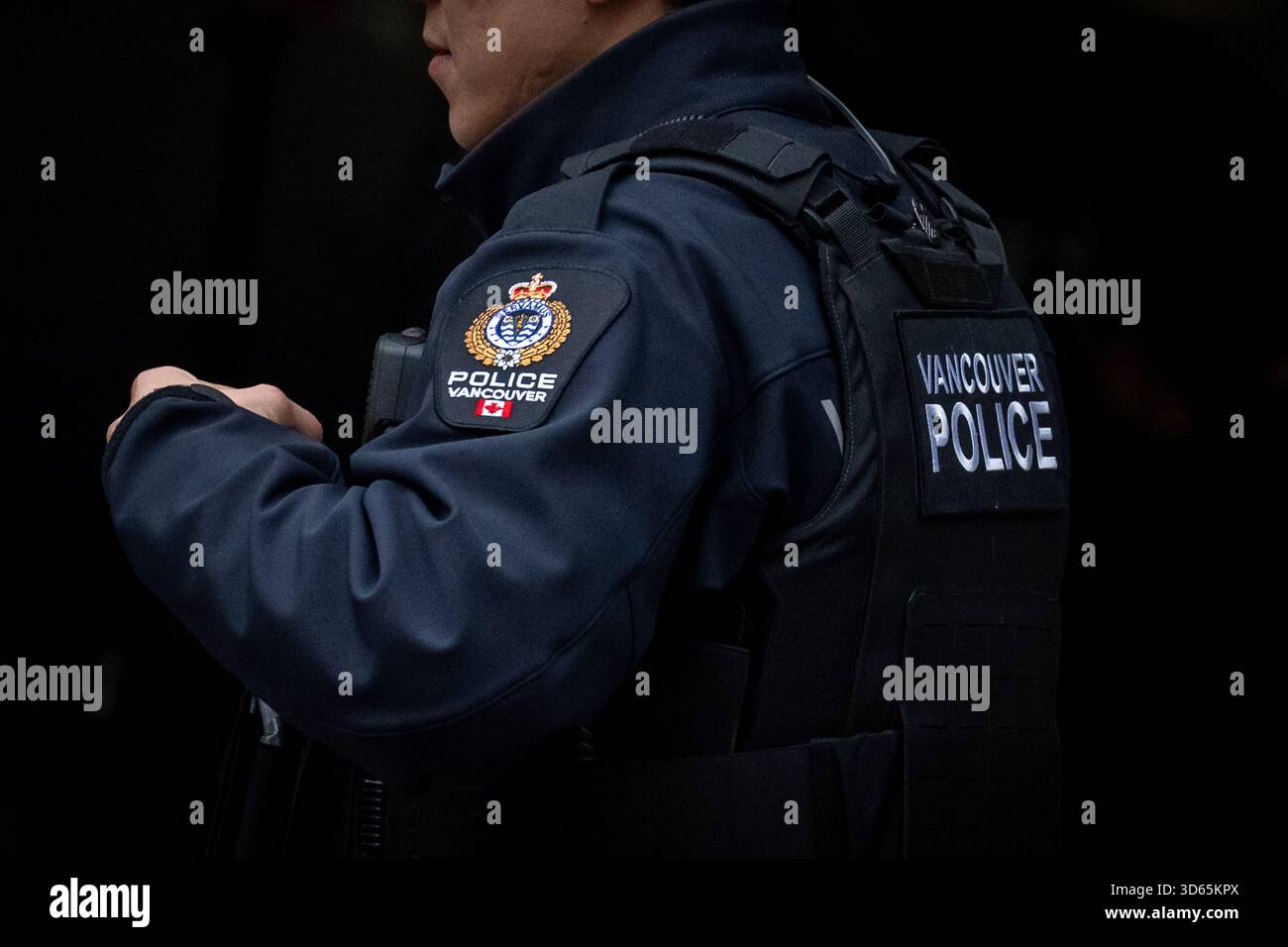 A Vancouver Police officer is pictured in Vancouver, B.C., Wednesday, Dec. 4, 2024. THE CANADIAN ...