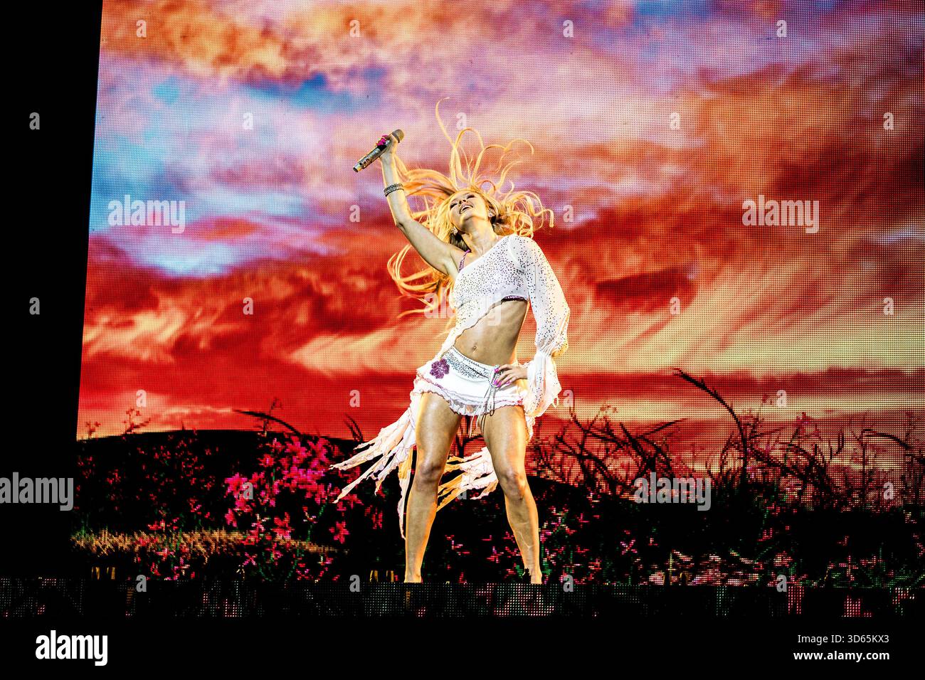 Copenhagen, Denmark. 18h, November 2025. The Swedish singer Zara ...