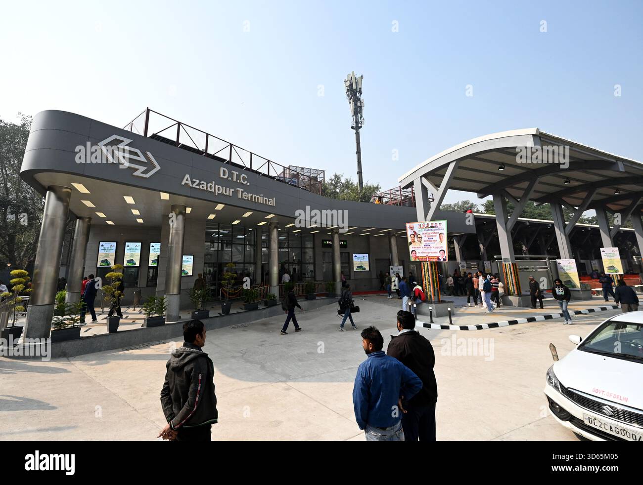 NEW DELHI, INDIA - NOVEMBER 18: A view of newly inaugrated modern bus ...