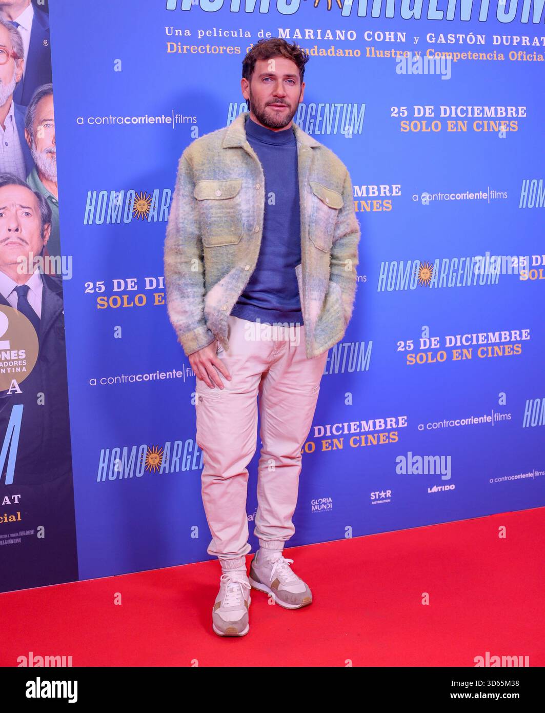 Madrid, Spain, November 18, 2025: Actor David Mora poses for ...