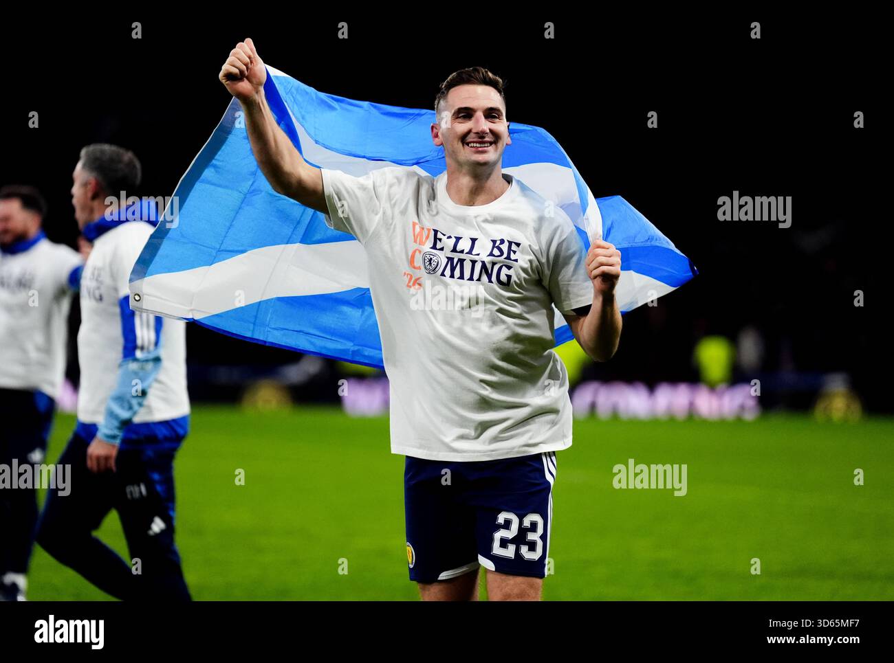 Scotland's Kenny McLean celebrates after his side qualified for the ...