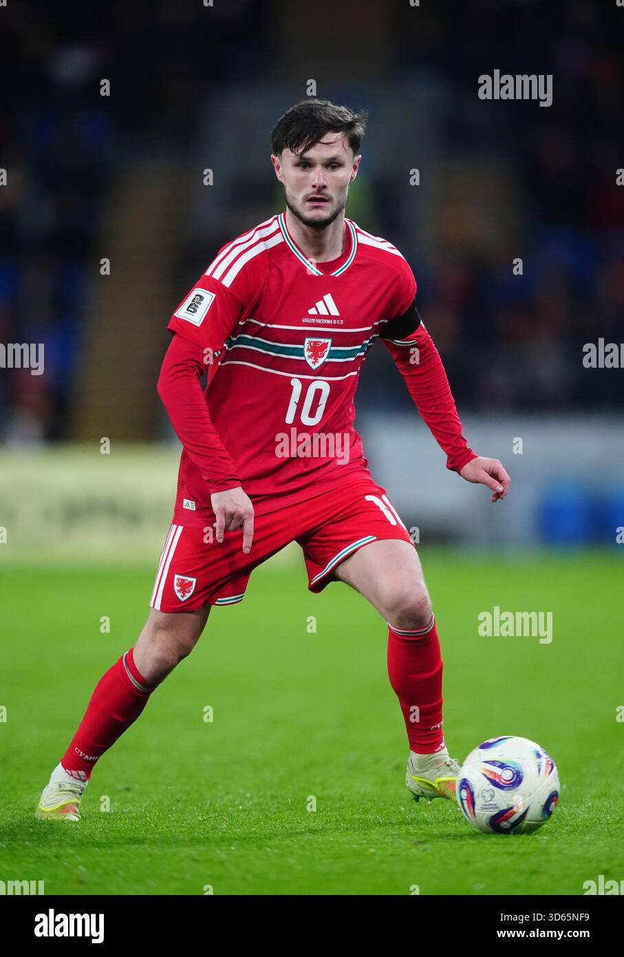Wales' Liam Cullen during the FIFA World Cup European Qualifying match ...