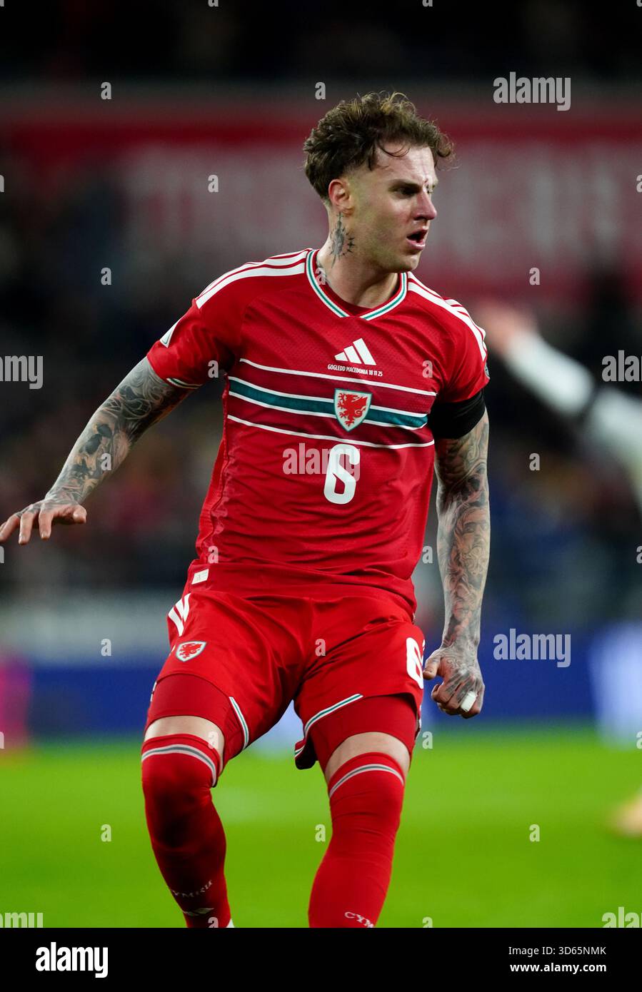 Wales' Joe Rodon during the FIFA World Cup European Qualifying match at ...