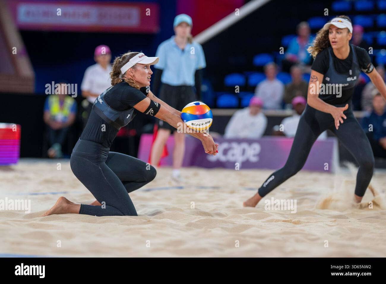 ADELAIDE, AUSTRALIA - NOVEMBER 18: Anouk Verge-Depre (Player 1 - SUI ...