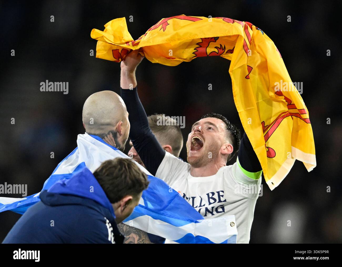 Glasgow, Scotland, 18th November 2025. Andrew Robertson of Scotland ...