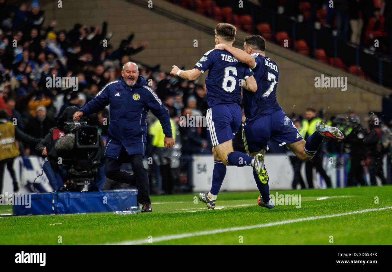 Hampden Park, Glasgow, Scotland, UK. 18th Nov 2025. Scotland V Denmark ...