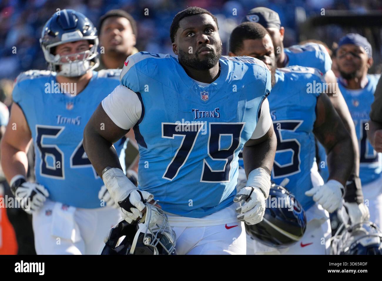 Tennessee Titans center Lloyd Cushenberry III (79) during the first ...