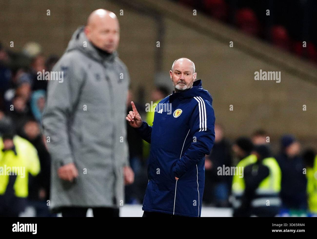 Scotland manager Steve Clarke during the FIFA World Cup European ...