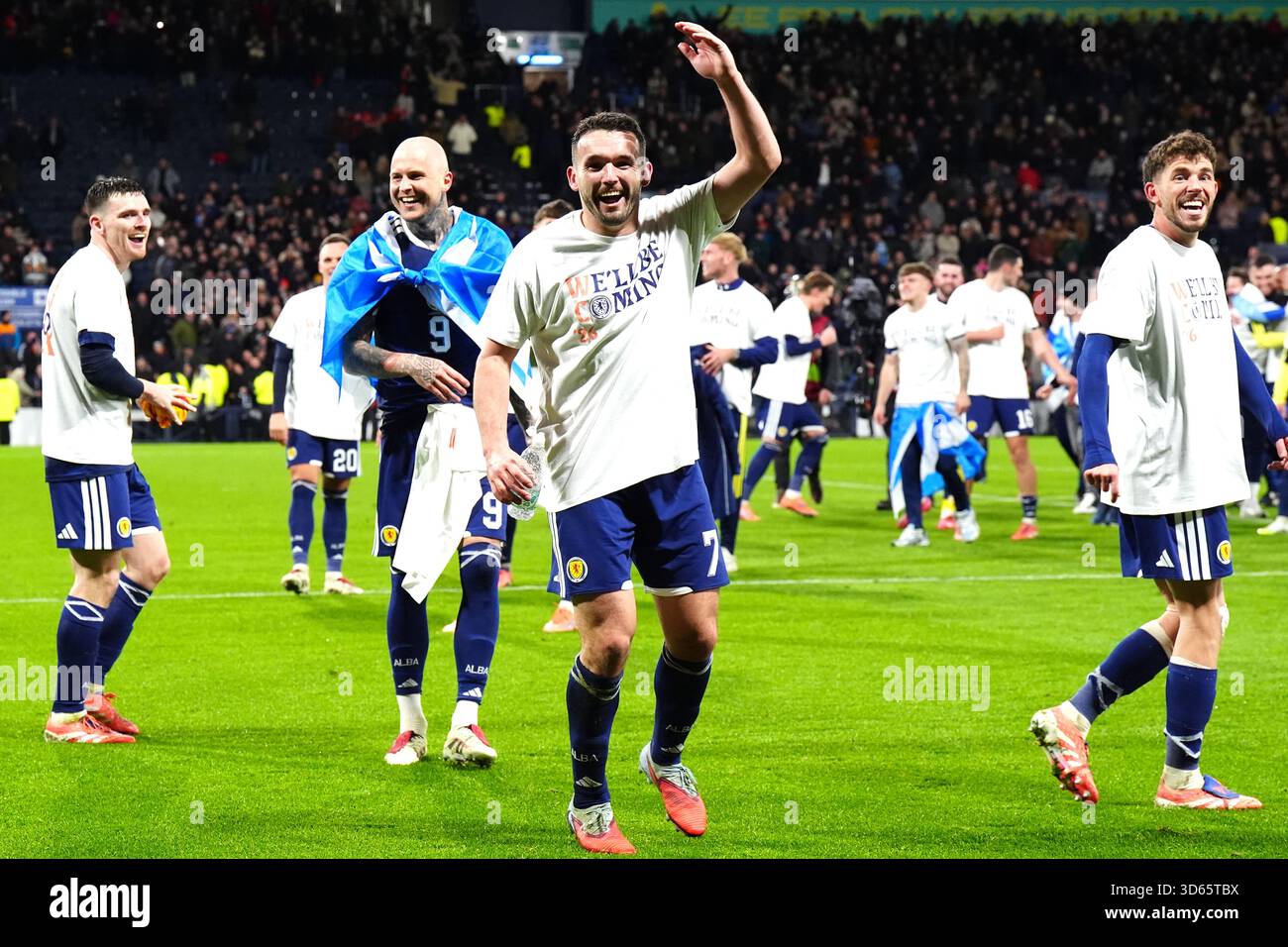 Scotland's John McGinn celebrates after qualifying for the 2026 World ...