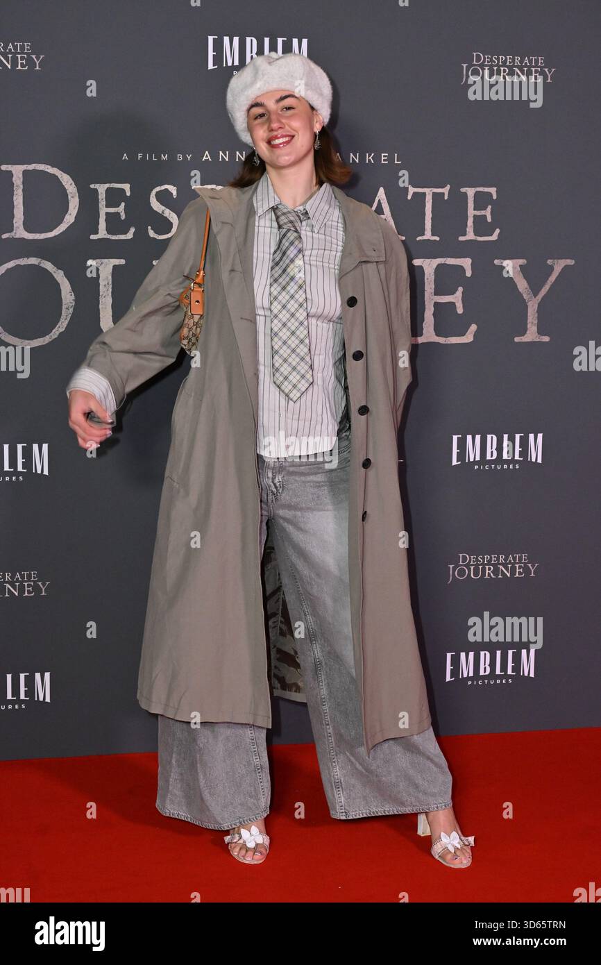 London, UK - 18th November 2025 Ava Hirons at UK Premiere of Desperate ...